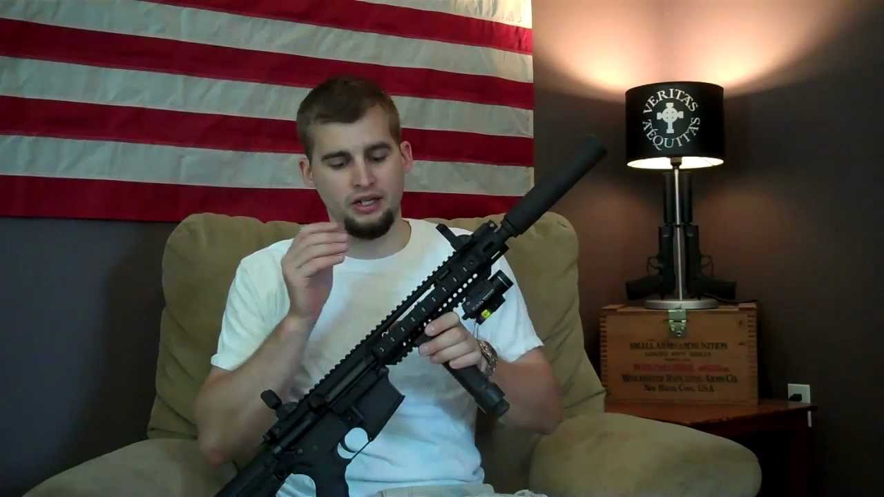 Adcor Bear SBR with YHM Phantom FA Suppressor - YouTube