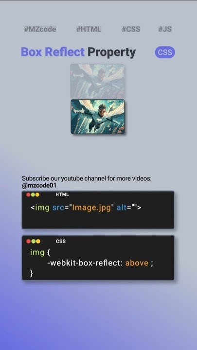 CSS Tips and Tricks: Box Reflect #css #coding #youtubeshorts #shorts #webdesign #cssshorts # ...