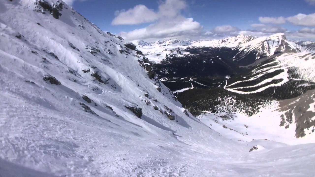 8 Year Old Snowboarder riding Delirium Dive at Sunshine Village - YouTube