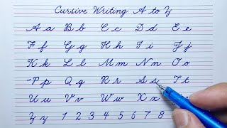 Cursive writing a to z | abcd | Cursive handwriting pra... | Doovi