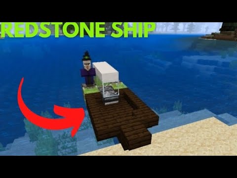How to make a moving Redstone ship in Minecraft !! - YouTube