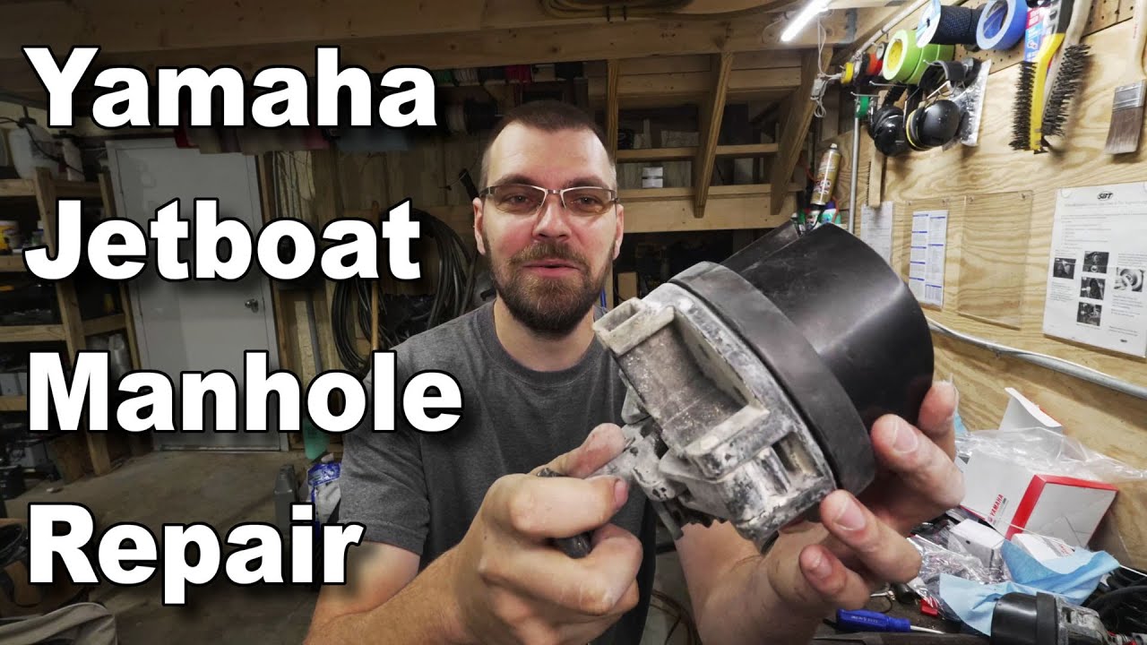 2000+ Yamaha jet boat manhole cover rebuild - YouTube