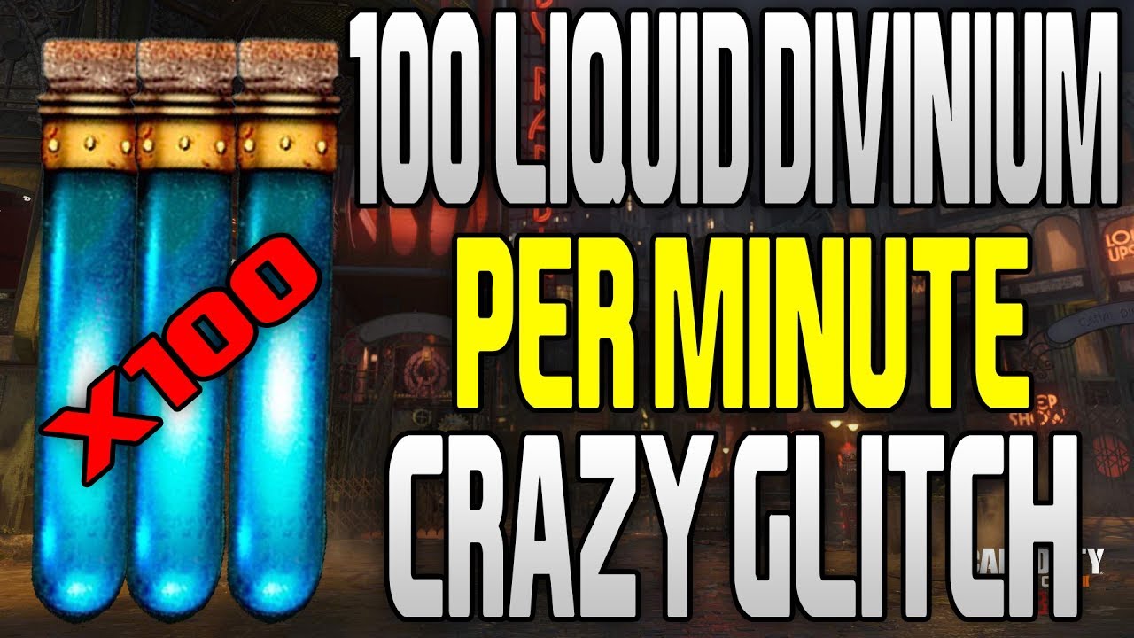 BEST BO3 GLITCH - 100 LIQUID DIVINIUM PER MINUTE - INSANE BO3 GLITCH ...