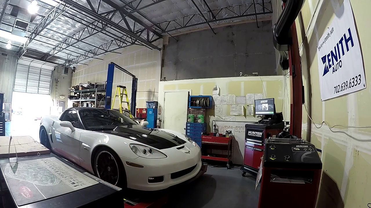 Supercharged Corvette Z06 Alignment Time lapse at Zenith Auto Care ...