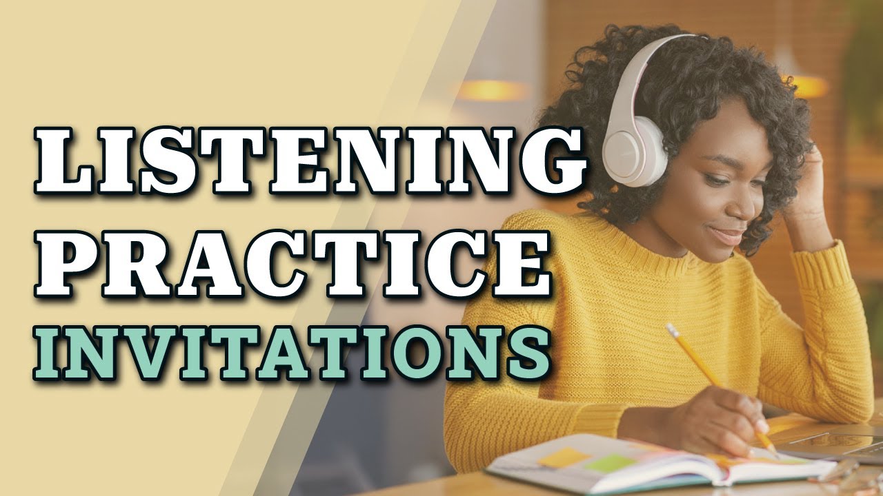 Listening Practice: How to invite people to activities (with English ...