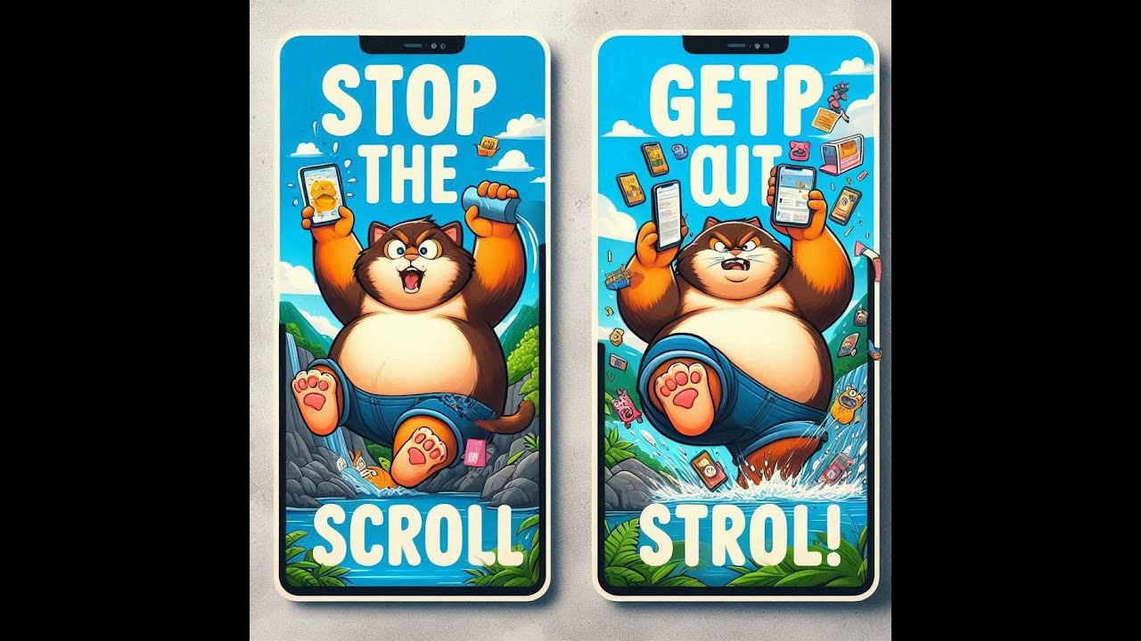 Stop the Scroll Go Out and Stroll Bold version #justbe #motherearth # ...