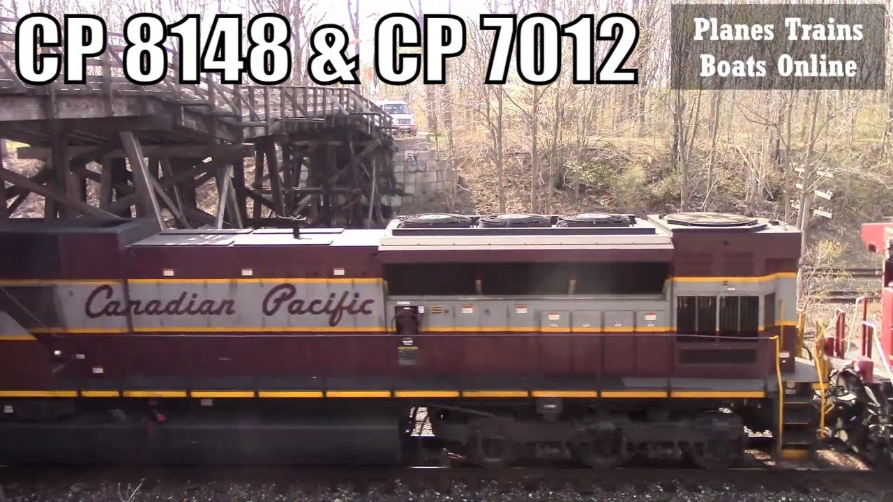 CPKC Train 135 Manifest CP 8148 & CP 7012 Heritage Locomotives Windsor ...