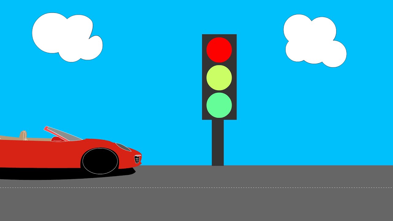 Traffic Signal Animation by C. Malcolm Savio - YouTube