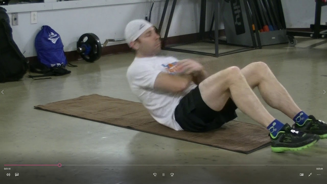 CROSS ARM SITUPS - YouTube