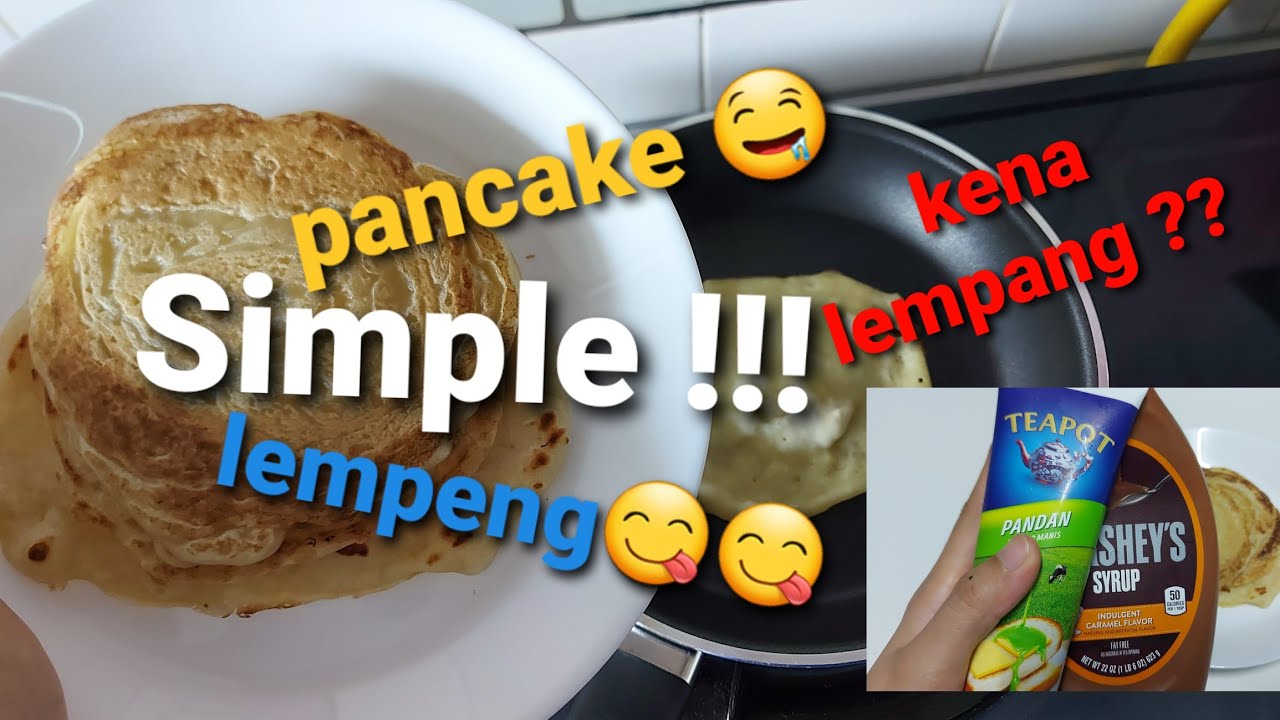 Simple Malaysian pancake ?? Lempeng ? With hershey's and teapot pandan ...