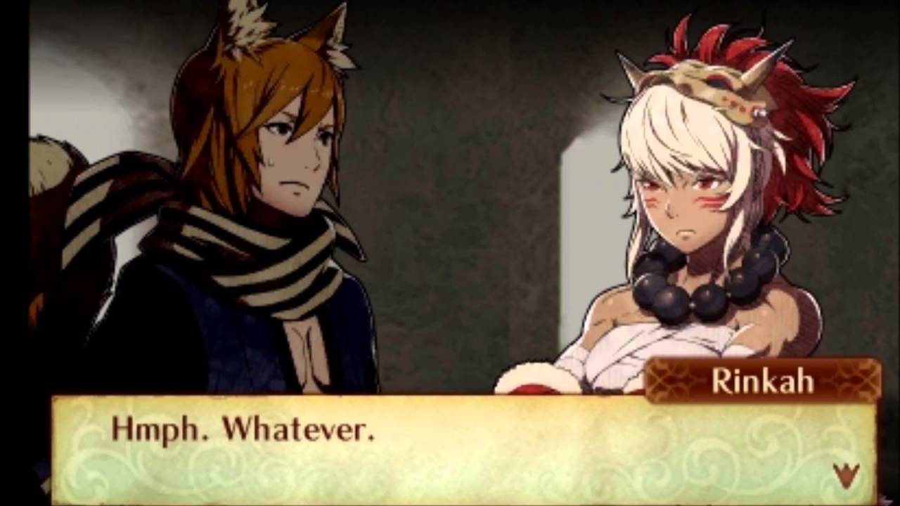 Fire Emblem Fates: Birthright Support Dialogue "C" Kaden & Rinkah - YouTube