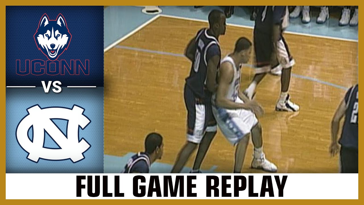 UConn vs. North Carolina Full Game Replay (1.17.04) | ACC Men's ...