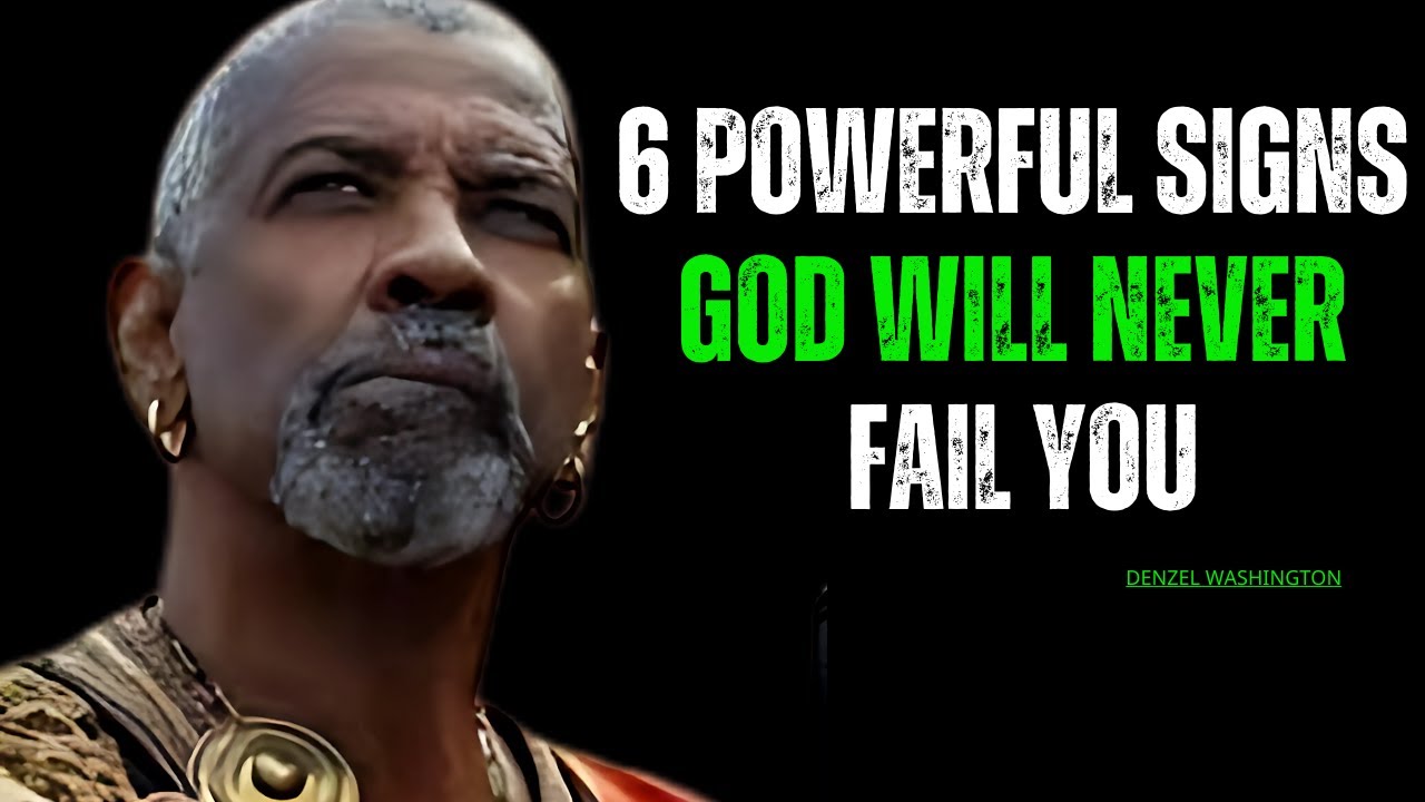 6 POWERFUL SIGNS GOD WILL NEVER FAIL YOU! BEST MOTIVATIONAL SPEECH ...