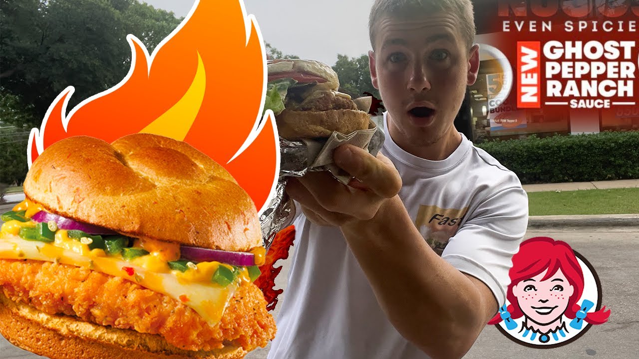 NEW FAST FOOD REVIEW! Ghost 👻 PEPPER Ranch Chicken 🐔 🐓 🍗 SANDWICH ...