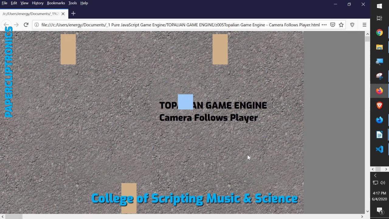 Javascript Game Design With Topalian Game Engine 004