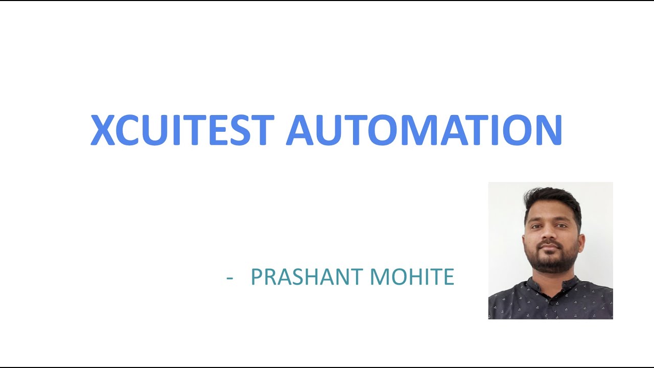 XCUITEST AUTOMATION PART-2 - YouTube
