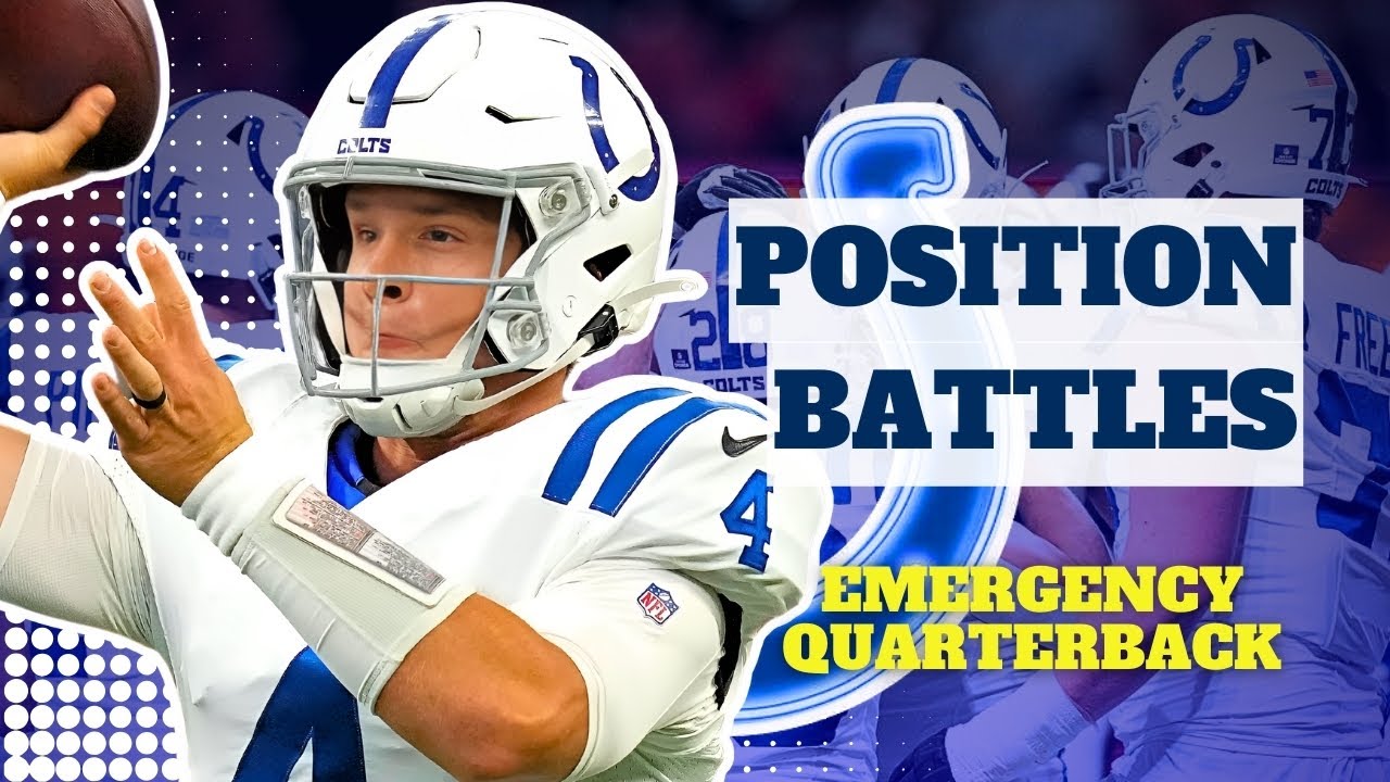 Who will earn EMERGENCY QB position for Indianapolis Colts? - YouTube