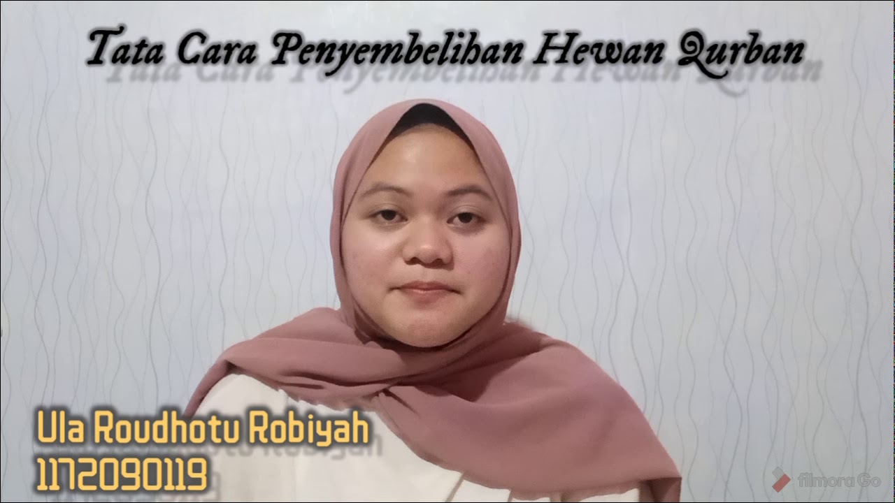 Praktek Tata Cara Penyembelihan Hewan Qurban_Ula Roudhotu Robiyah (117290119) - YouTube
