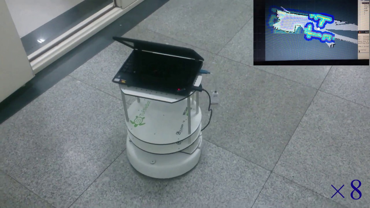 SLAM ROS Ubuntu Turtlebot - YouTube