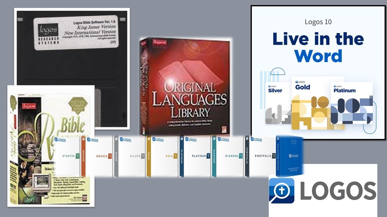 The Evolution of Logos Bible Software From 1.0-10.0 - YouTube