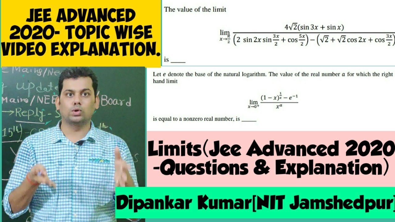 JeeAdvanced2020MathsolutionLimit| Limit Jee Advanced 2020 Math pyq ...