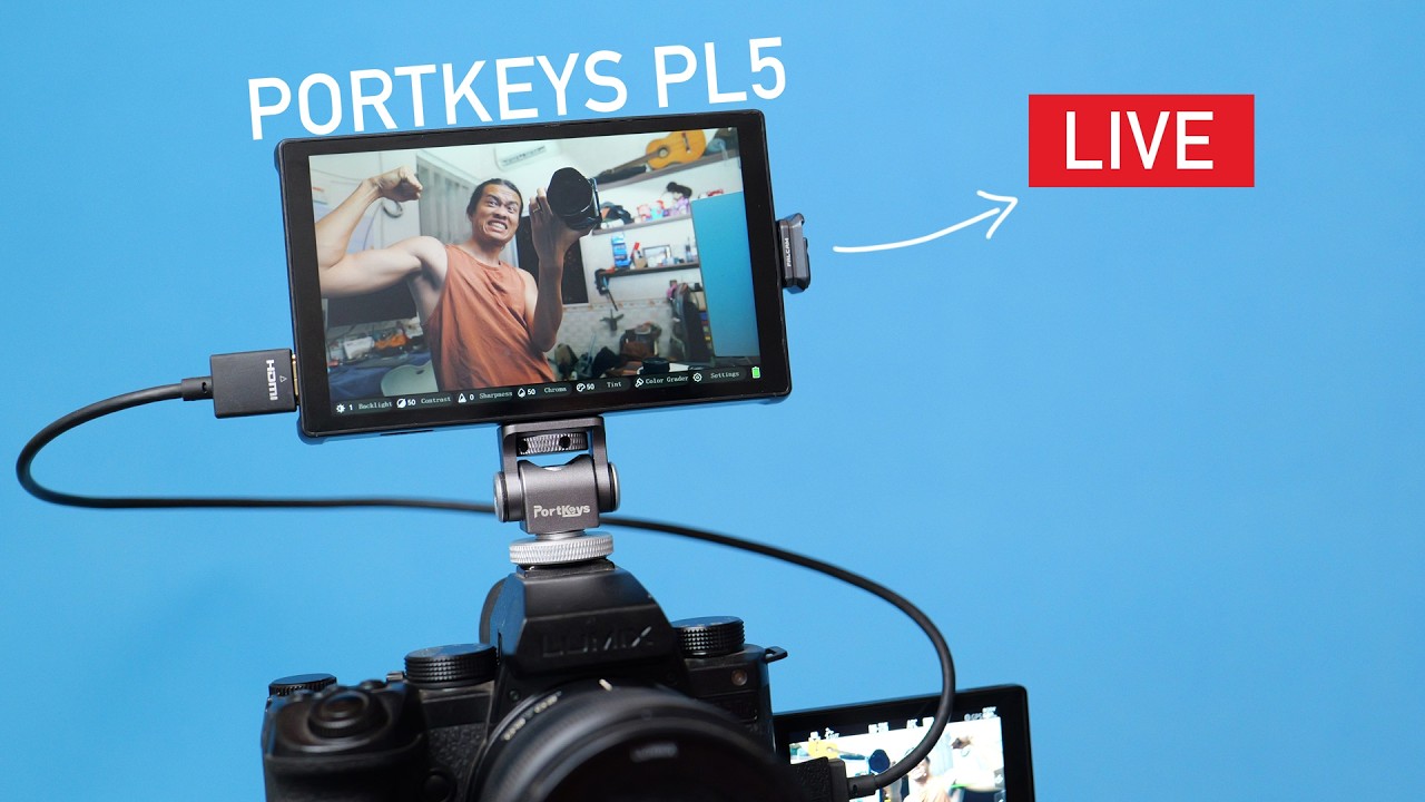 Portkeys PL5 - Giải pháp tiết kiệm cho livestream - YouTube