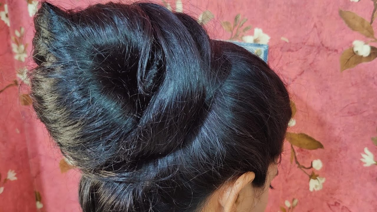 Quick hairstyle without clip and clutch #youtubeshorts #trending #viral ...