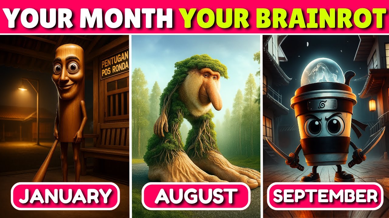 Your Birthday Month Your Brainrot Animal | Ultimate Brainrot Quiz - YouTube