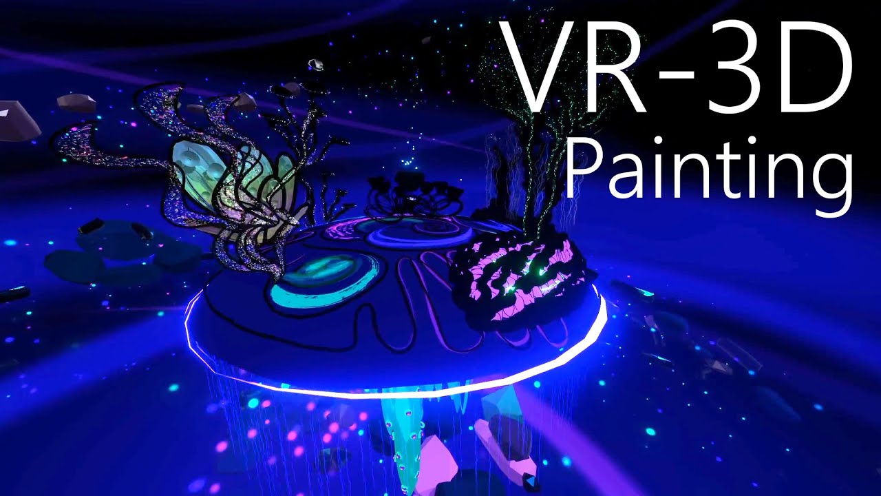 TILT BRUSH VR Painting Galactic Horizons 2 - YouTube
