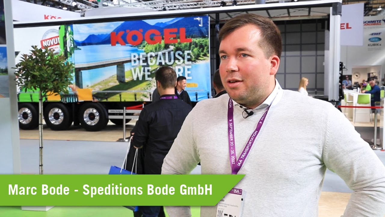 Live auf der IAA Transportation 2022 - Nachfragt bei Marc Bode - YouTube