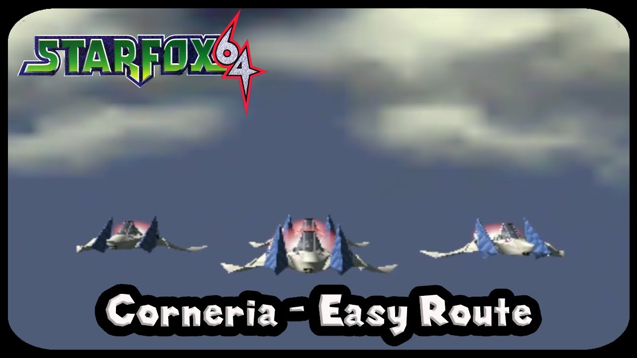 Starfox 64 - 100% Walkthrough Part 1 - Intro & Corneria - YouTube
