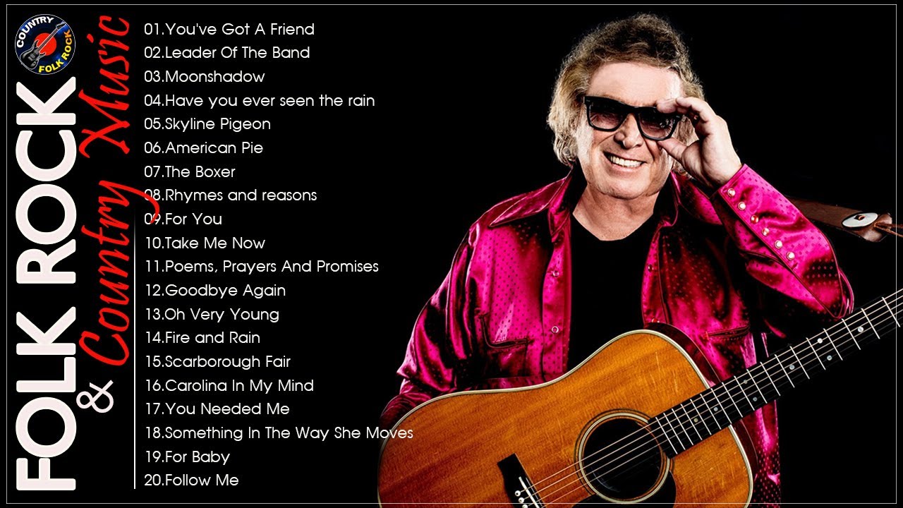 THE BEST OF 70s FOLK ROCK AND COUNTRY MUSIC - Kenny Rogers, Elton John ...