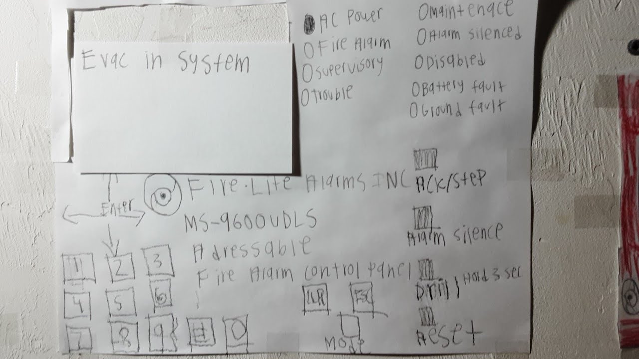Paper Fire Alarm System Test 3. What happens when you press the drill ...