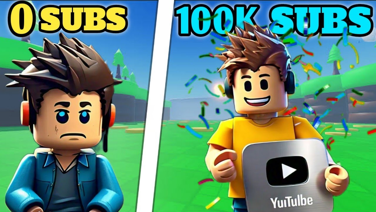 FROM 0 TO 100K: MY ROBLOX YOUTUBER TYCOON JOURNEY! - YouTube