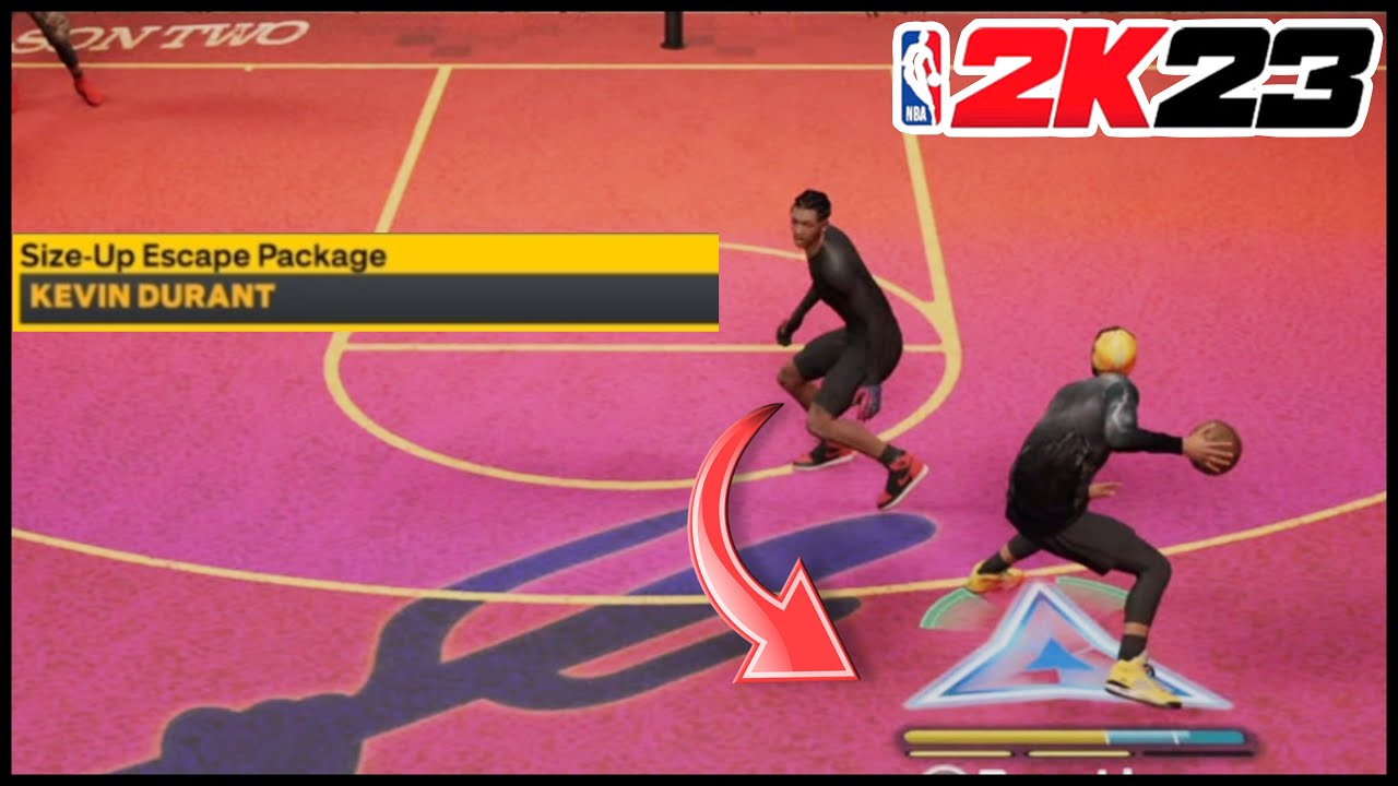 THE POWER OF KEVIN DURANT SIZEUP ESCAPE PACKAGE ON NBA 2K23! GLITCHY ...