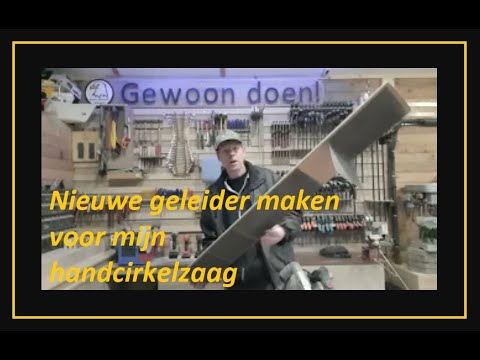 Een Betere Voering/Geleider Maken Voor Handcirkelzaag - YouTube