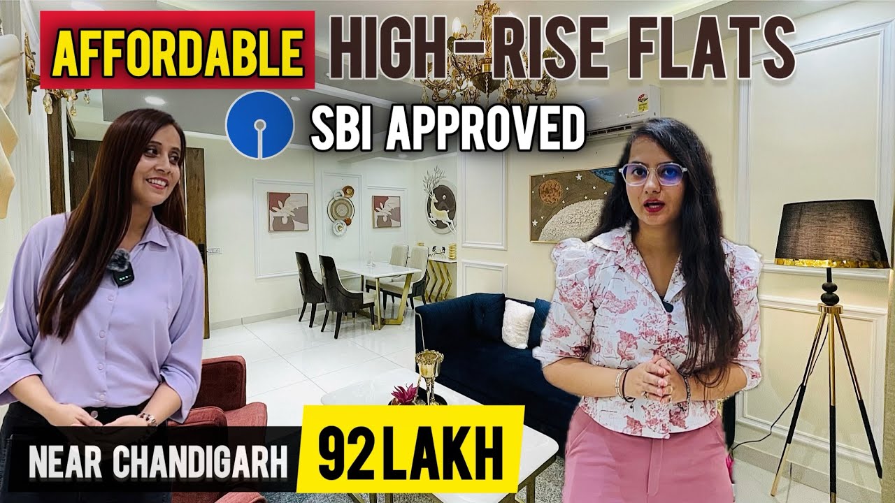 Inside a 92 Lakh High-Rise luxury flat near Chandigarh | Luxury ...
