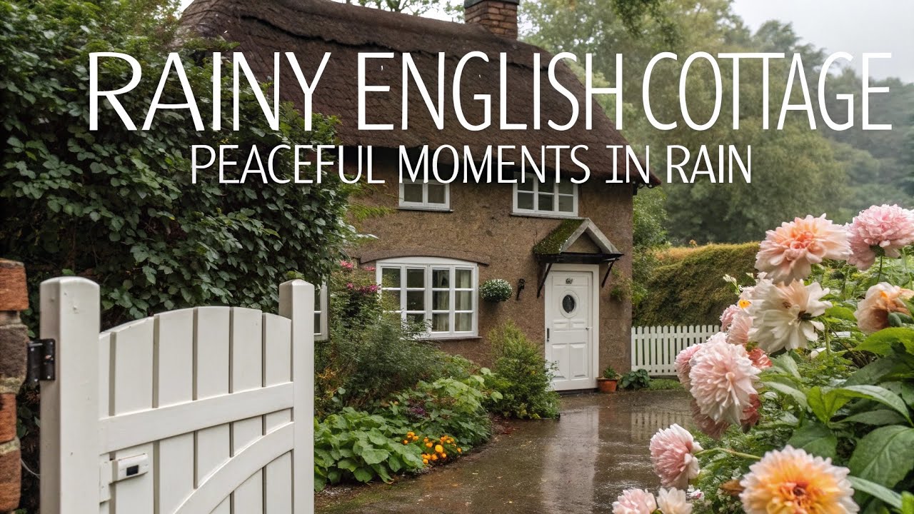 Rainy English Cottage 🌧️ Peaceful Moments in Rain - YouTube