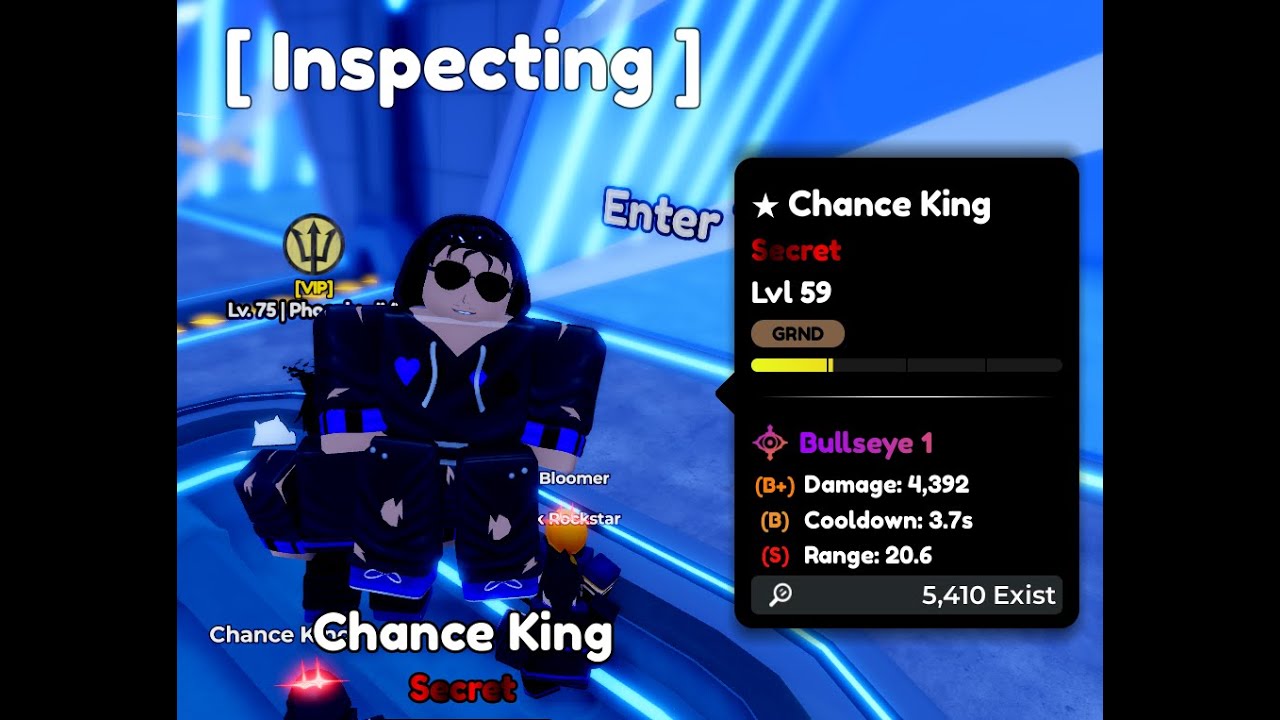 Chance King (Hakari) Anime Defenders Showcase - YouTube