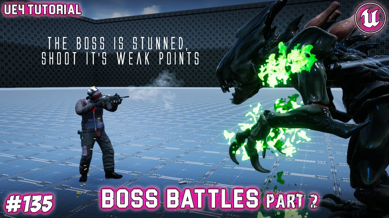 UE4: TUTORIAL #135 | BOSS BATTLES (Part 2- Text visuals) - YouTube
