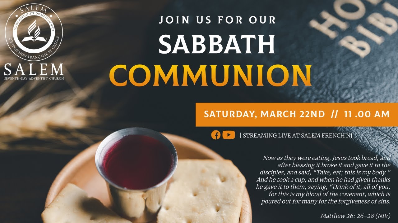 Sabbath Worship Service | Communion Sabbath | 03-22-2025 - YouTube