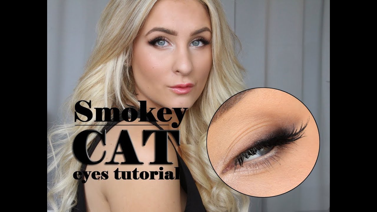 SMOKEY CAT EYES - Tutorial - YouTube