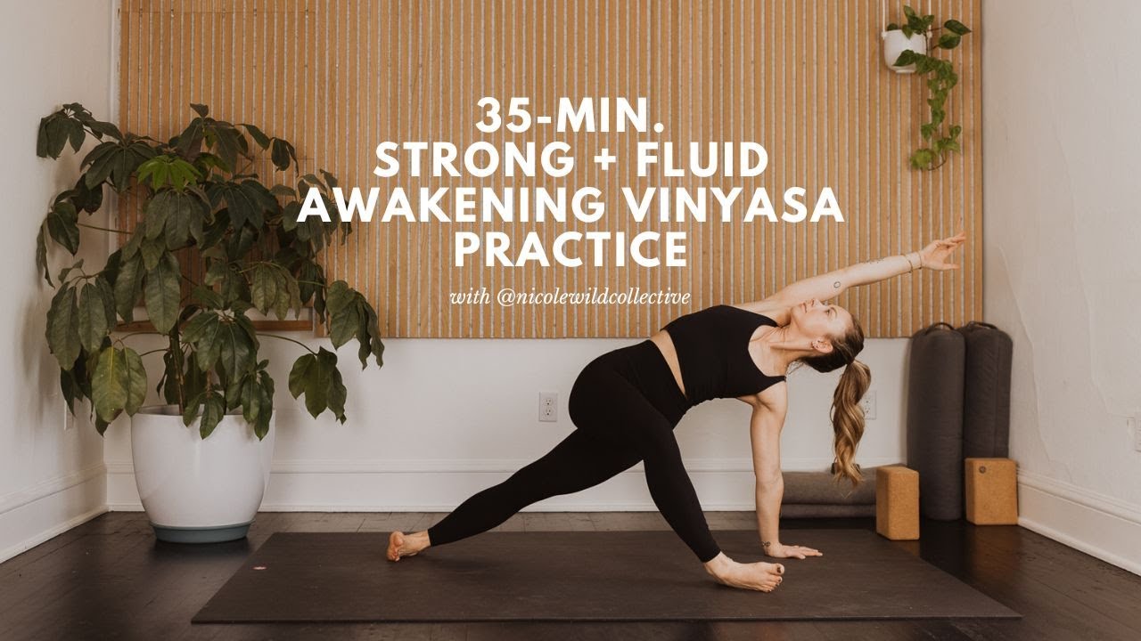 35-min. Spicy + Strong Intermediate Yoga Flow (Awakening Yoga) w ...