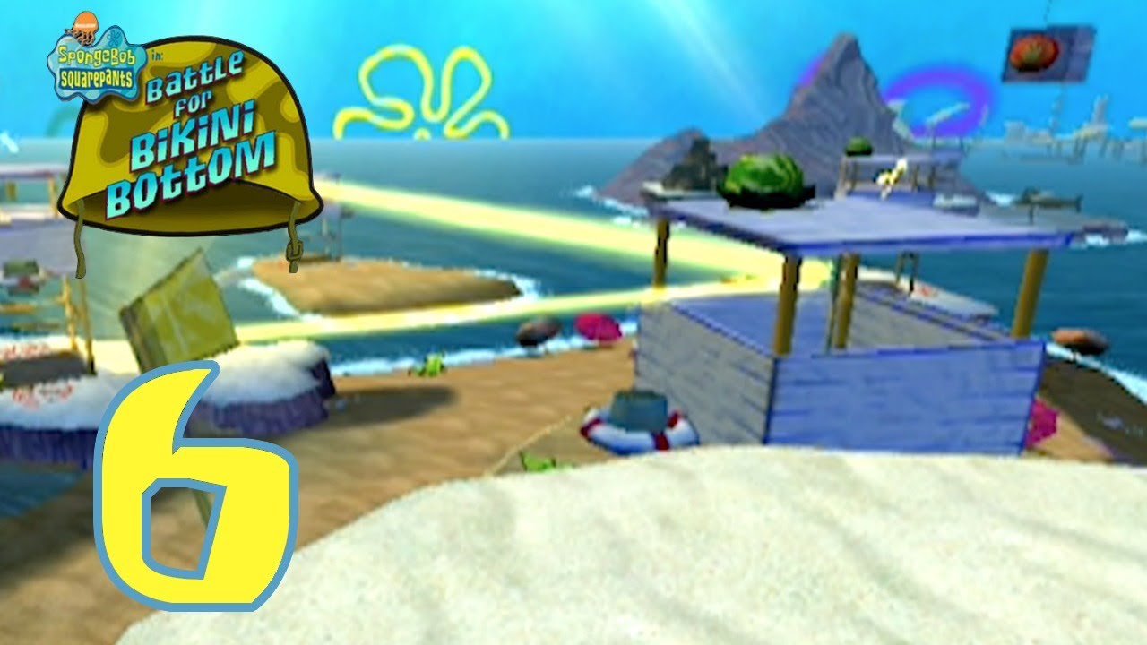 SpongeBob Squarepants: Battle for Bikini Bottom - Part 6 | Sun Tanning ...