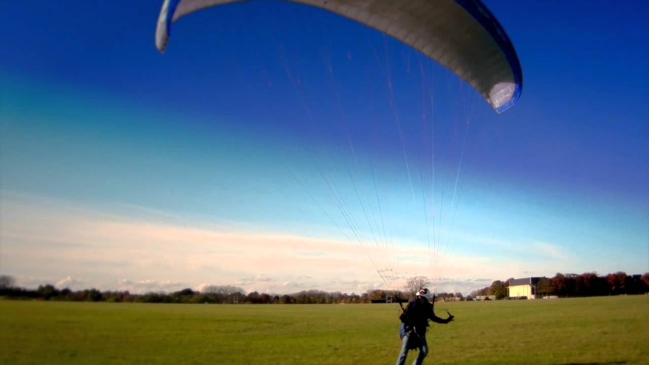 2011-10 Tow Paragliding Winching Day with Cloudbase Paragliding - YouTube