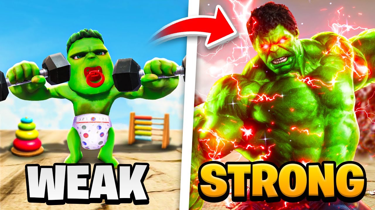 Weakest To STRONGEST HULK In GTA 5 RP! (Mods) - YouTube