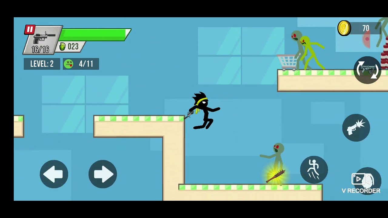 Special event of supermarket in Stickman vs Zombies - YouTube