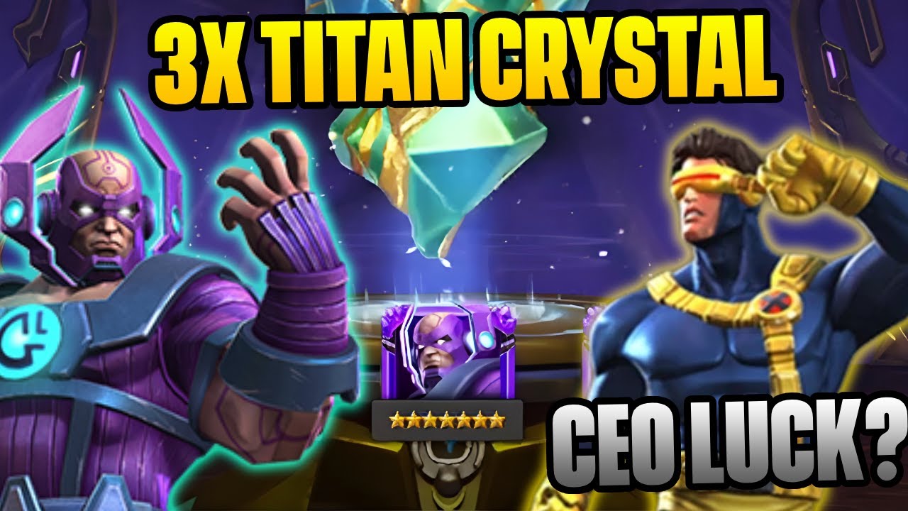 60K+ SHARDS NEW TITAN CRYSTAL OPENING! | NEW TITAN POOL | MCOC - YouTube