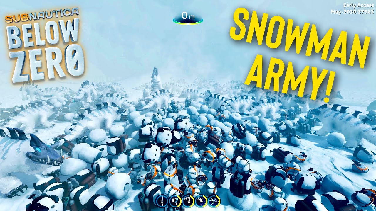 Subnautica Below Zero: Snowman Army! - YouTube