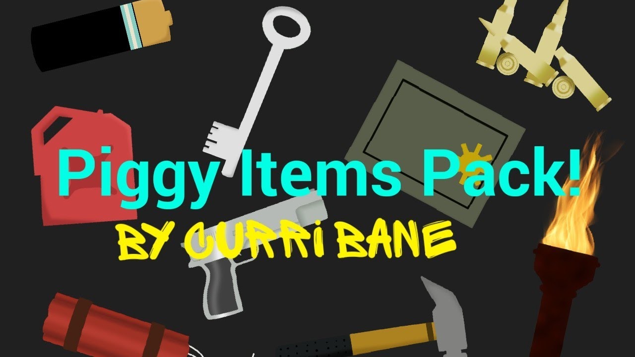 Piggy Items Pack! || 1k Sub Special - YouTube